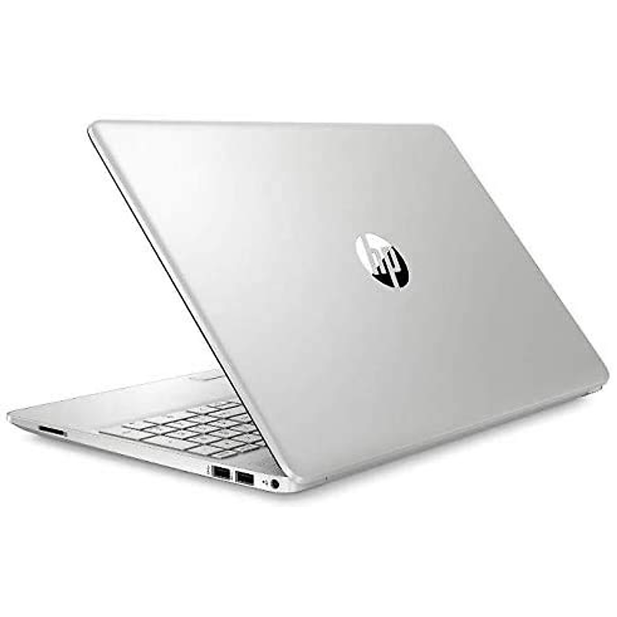 2021 HP 15.6" HD Laptop Computer PC, Intel Core i3-10110U (Beats i5-7200U), 8GB RAM, 256GB SSD, USB-C, WiFi, RJ45, HDMI, HD Webcam, Bluetooth, Windows 10 S, Silver, Fairywren Card