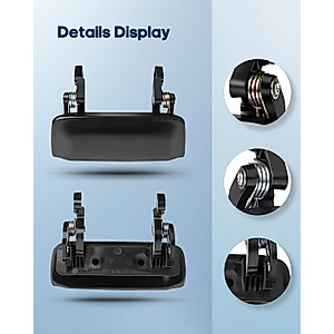 ECCPP Door Handle Exterior Outside Outer Front Driver Passenger Side for 2001-2011 for Ford Ranger