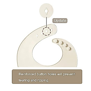 PandaEar 2 Pack Silicone Baby Bibs for Girls, Waterproof Silicone Bibs with Food Catcher, Thick Adjustable Toddler Bibs Baby Food Bibs for Eating, Soft, Non Messy (Pink Tawny)