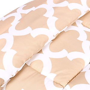 Utopia Bedding - Comforter Set with 1 Pillow Sham - 2 Pieces Bedding Comforter Sets - Down Alternative Comforter - Soft and Comfortable - Machine Washable, Beige, Twin