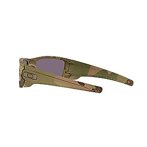 Oakley Men's OO9096 Fuel Cell Rectangular Sunglasses, Multi Camo/Prizm Grey, 60mm