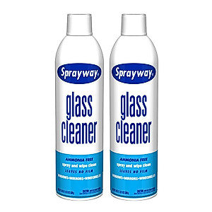 Sprayway, Glass Cleaner, 19 Oz Cans, Pack of 2