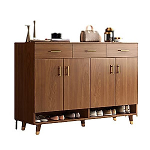 MFCHY Shoe Cabinet Home Entry Door Outside The Home Balcony Foyer Large Capacity Storage Locker Shoe Rack (Color : D, Size : 120 * 32cm*100cm)