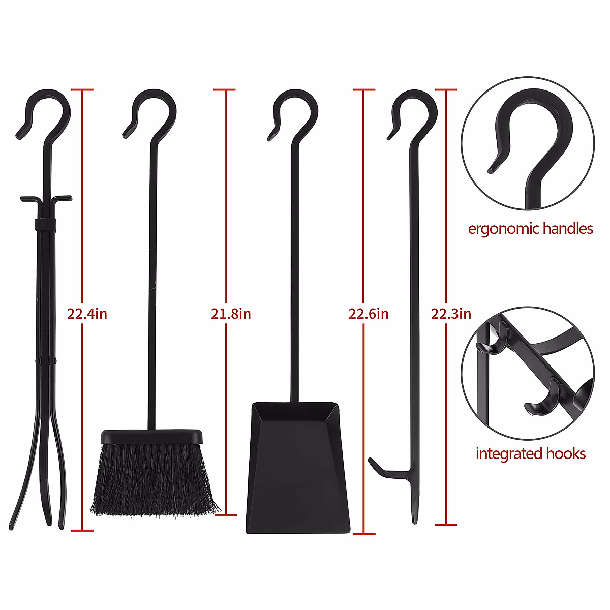 Amagabeli Large Canvas Firewood Carrier Log Tote Bundle 31.6in Large Firewood Rack Fireplace Rack Indoor