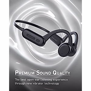 ESSONIO Bone Conduction Headphones Swimming Headphones Open Ear Bluetooth IPX8 Waterproof Underwater Headphones for Swimming Built-in 8G Memory