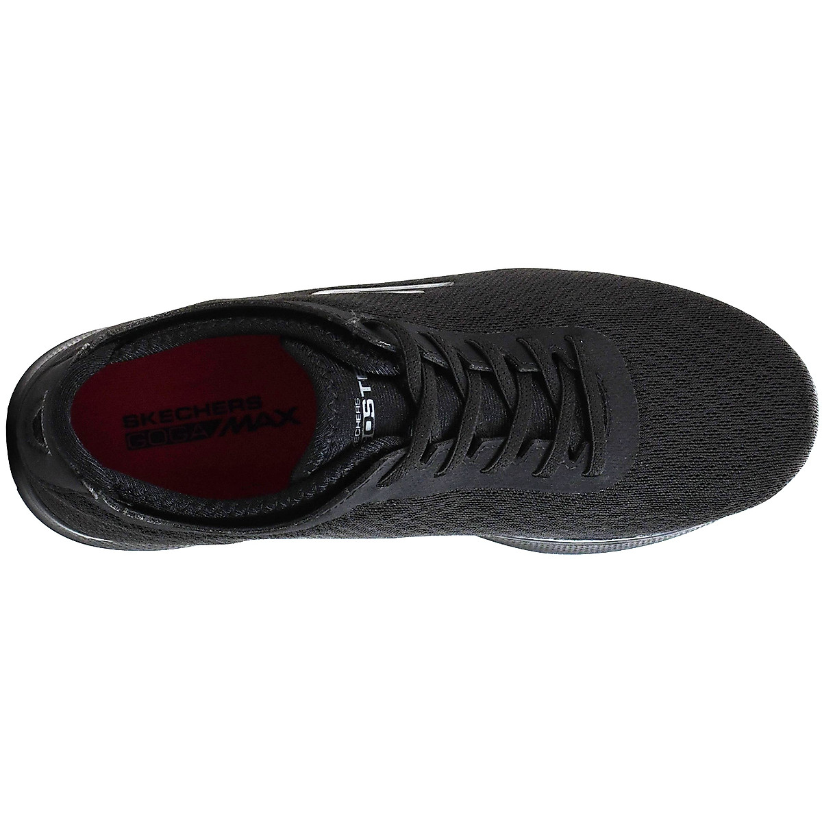 Skechers Women's Go Step Lite Dashi Walking Shoe,Black Mesh,9 M US