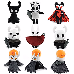 Géneric 12 inch Plush Pillows Plush Related Toys Doll Home Sofa Decor Adornment Birthday Party Gift for Game Hollow Knight Hornet Grub Backpack Broken Radiance Quirrel (Quirrel)