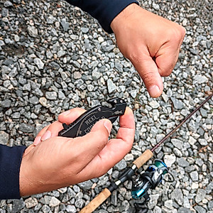 Reel Cool Dad - Engraved Pocket Fishing Knife for Father who loves Fishing - Gift for Fishing Dad - Fisherman Daddy - Funny Gift Idea for Christmas, Father's Day, Birthday (Reel Cool Dad)