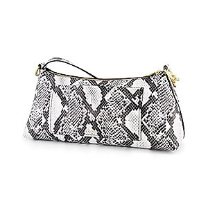 Zac Posen Posen Zip Top Shoulder Bag, Multi White Black
