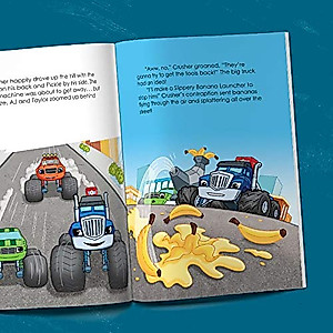 Blaze and The Monster Machines Personalized Book: Your Child and Blaze Catch Crusher (Large Softback)