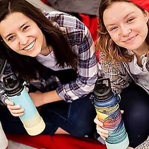 Frost Buddy 32oz Buddy Water Bottle with Straw, Lid | 24-Hour Insulated Water Bottle | 32 oz Leak Free | Stainless Steel Water Bottle for Traveling, Sports & Errands