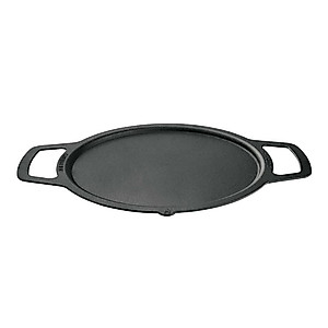 Solo Stove Large Cast Iron Griddle Top, Cookware for Bonfire and Yukon fire pit, Fireplace accessory, Cooking surface: 17.75", Weight: 16.5 lbs
