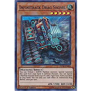 Yu-Gi-Oh! - Infinitrack Drag Shovel - INCH-EN004 - Super Rare - 1st Edition - Infinity Chasers