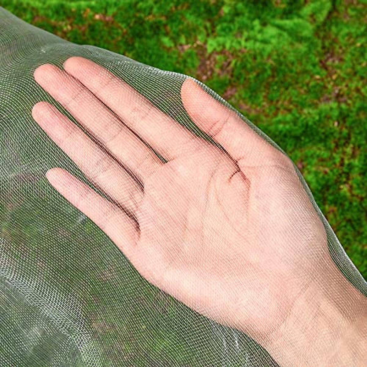 4 Pcs Garden Netting Mosquito Netting Plant Covers Bird Netting Mesh Netting for Garden Row Cover Plant Netting Garden Barrier Netting for Protect Vegetable Plants Fruits Flowers (10 x 20 ft)