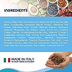 Forza10 Sensitive Skin Dog Food, Fish Flavor Grain Free Dog Food, Dry Dog Food for Dog Skin Allergy, Dog Food Sensitive Skin for All Breeds, 4 Pound Bag