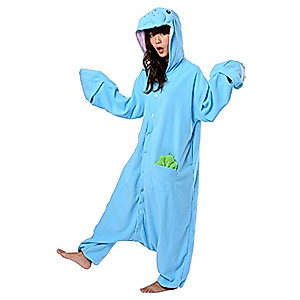 SAZAC Manatee Kigurumi - Onesie Jumpsuit Halloween Costume (X-Large)