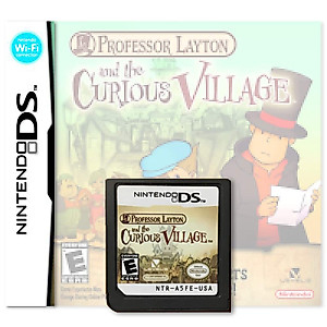 Professor Layton and the Curious Village Compatible with Nintendo DS/NDS/NDSL/NDSi/3DS/2DS (Reproduction Version)