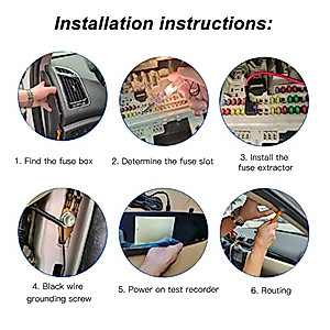 Dashcam Hardwiring Kit, Mirror Cam Hard Wire Kit Flexible for Radar Detector