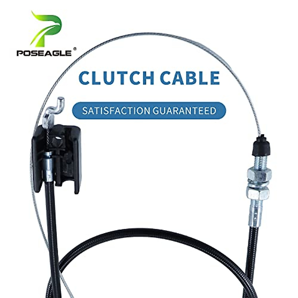 POSEAGLE 946-04007 Cable Replaces MTD 746-04007 Cable, MTD 946-04007 Cable 946-04007 for MTD Craftsman 2-Stage Yard Machines and Troy-Bilt 5524 Storm Snow Throwers