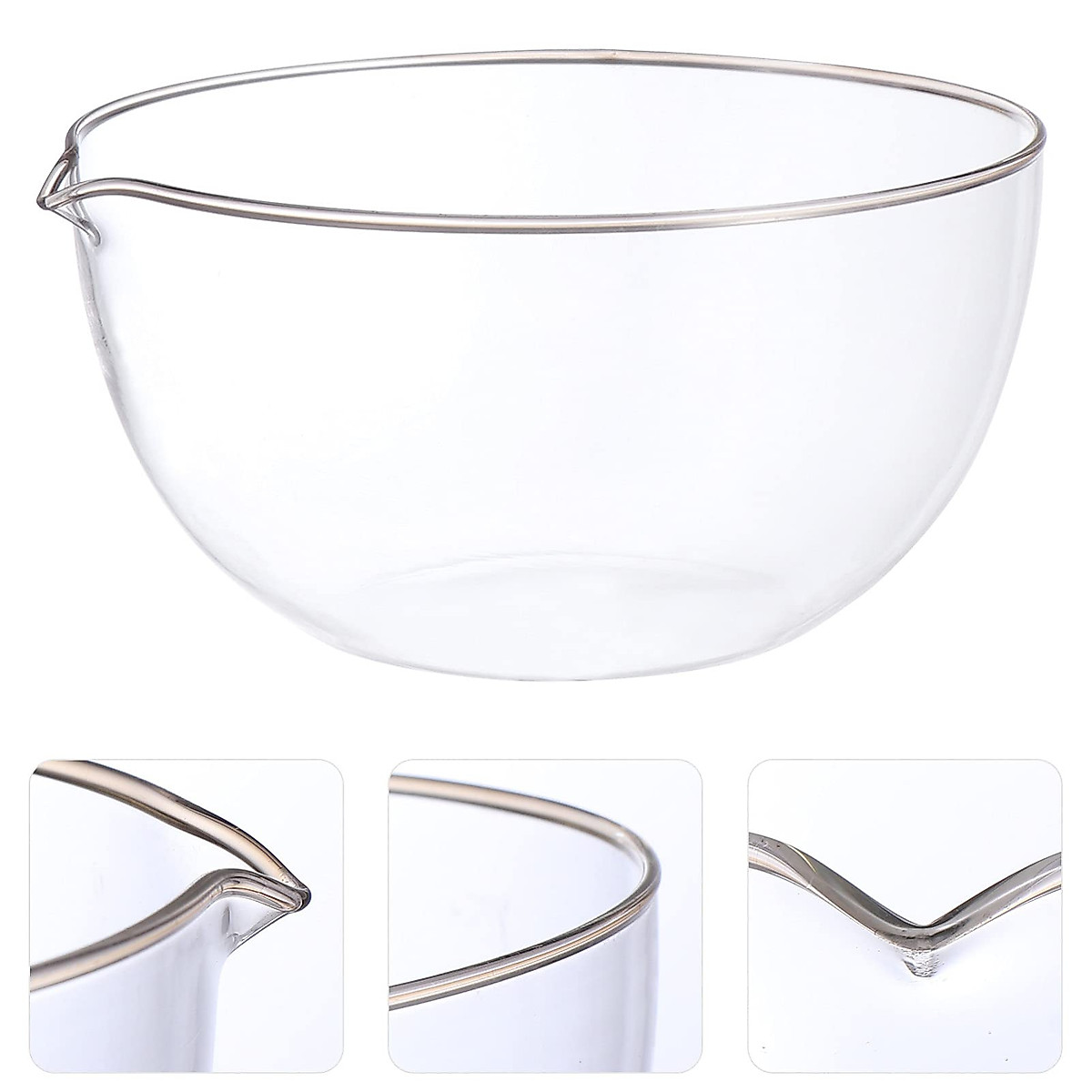 ULTECHNOVO 3 Pcs Evaporating Dish Lab Tools Glass Ceramics Tools Evaporation Basin Crystallizing Basin Over The Door Organizer Laboratory Dish Basin for Lab Pouring Bowl Ks3 Mix Round Basin