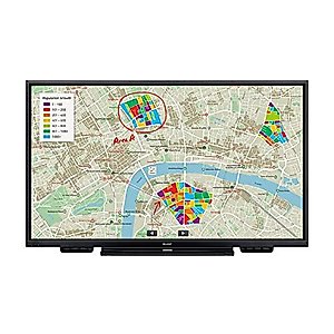 75" Class (74.5" viewable) - Aquos Board LED Display - Interactive Digital Signage - Android - 4K UHD (2160p) 3840 x 2160 - Direct-Lit LED