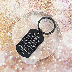Mens Stocking Stuffers for Men Adults Stockings Stuffer Teen Girls Boys Teenage Stockings Stuffer Grandson Gift Keychain from Grandma Grandpa Never Forget That I Love You Forever for Teen Boys Kids