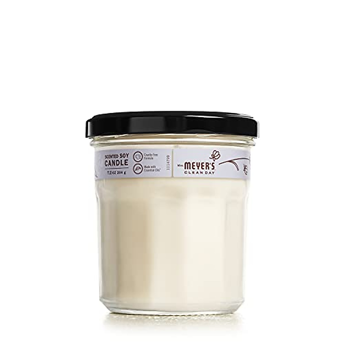Mrs. Meyer's Soy Aromatherapy Candle, 35 Hour Burn Time, Made with Soy Wax and Essential Oils, Lavender, 7.2 oz