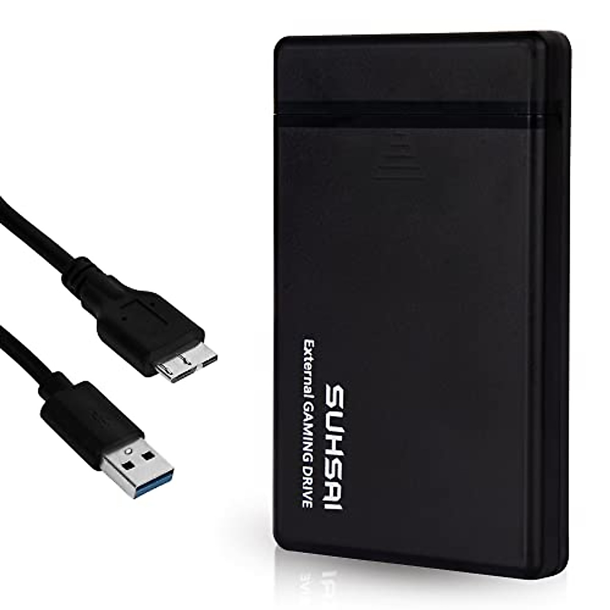 Sushai Gaming hardrive 320GB Portable External Hard Drive USB 3.0 Storage Drive 2.5 HDD Compatible with Laptop Computer, Xbox, MAC, PS4, chromebook - Black