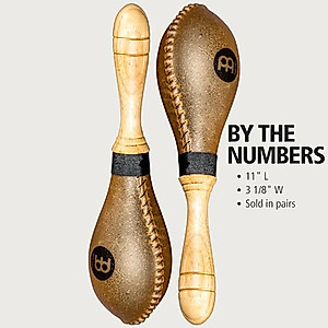 Meinl Percussion MSM3 Natural Rawhide Maracas