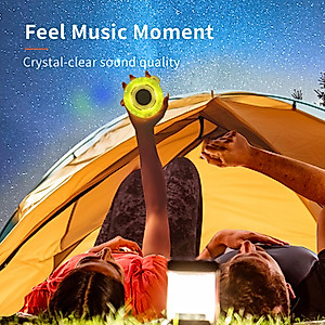 HEYSONG Waterproof Shower Bluetooth Speaker, Durable & Portable with Clear Sound, Ideal for Shower, Pool, Beach & Kayaking – Great Gift for All Ages