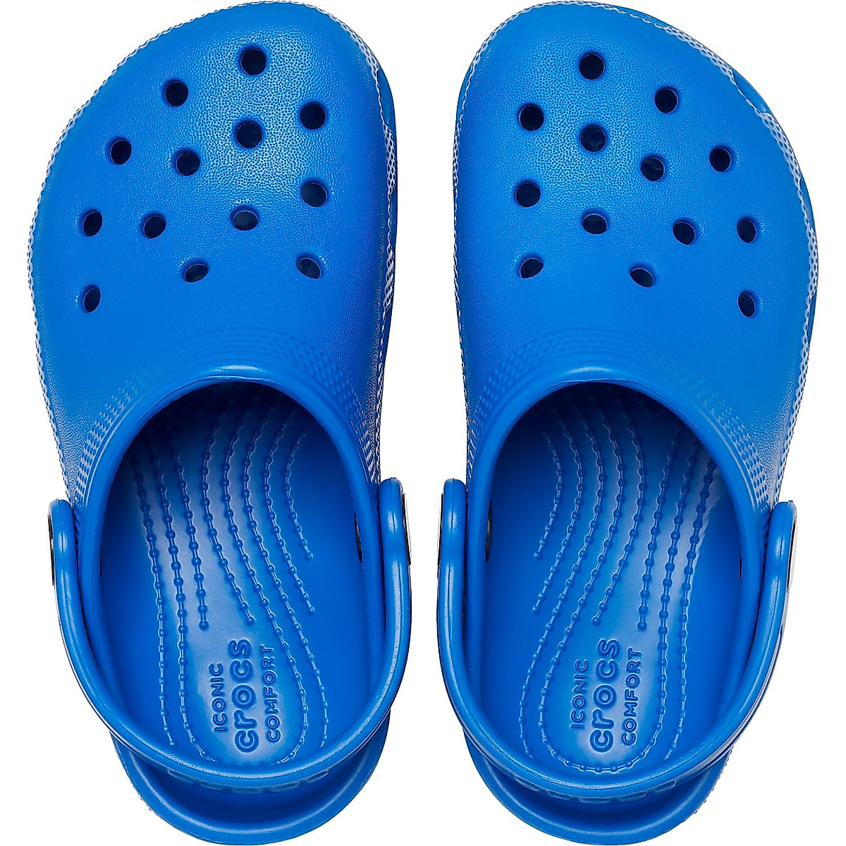 Crocs Classic Littles Clogs, Baby Shoes for Girls and Boys BBT, Blue Bolt, US 2-3 Unisex Infant