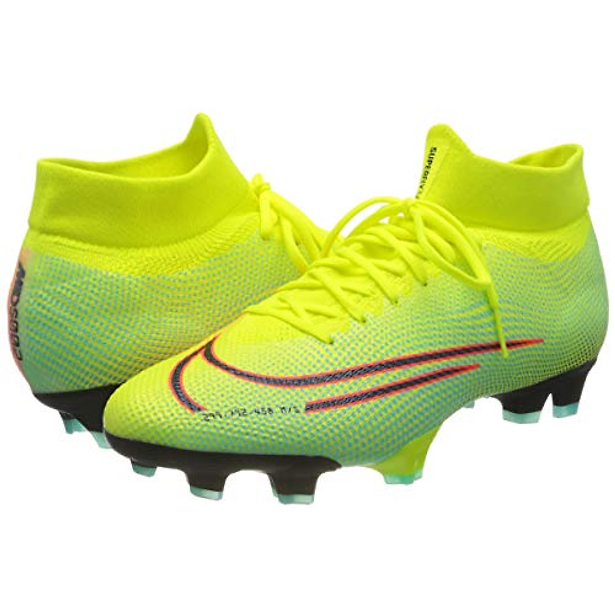 Nike Superfly 7 Pro MDS Fg, Unisex Adult's Football Soccer Shoe, Lemon Venom/Black-Aurora Green, 9 UK (44 EU)