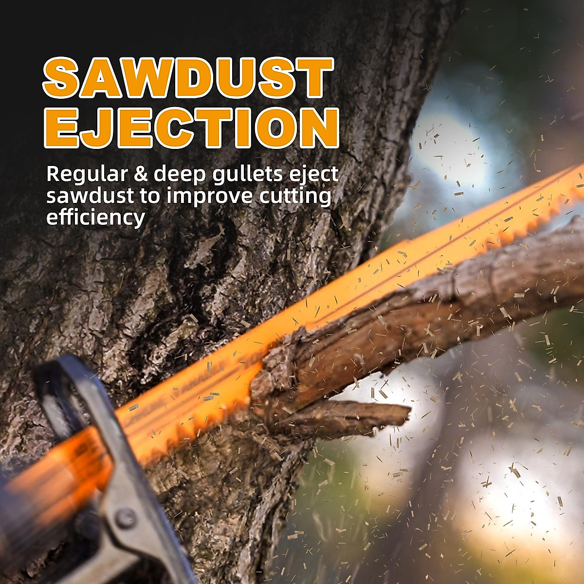 TOLESA CR-V 12 Inch Reciprocating Saw Blades 5 TPI (5 Pack), Wood Pruning Sawzall Blades for Tree Trimming Cutting