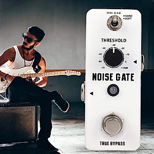 Guitar Noise Gate Suppressor Guitar Noise Killer Effect Pedal for Electric Guitars