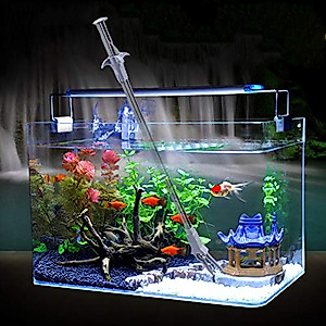 Mipcase Long Aquarium Tongs Plastic- 19.7in Plastic Tweezers Fish Feeding Tongs for Aquarium Tank, Aquatic Plant Tongs Tweezers Tools for Fish Tank