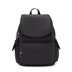 Kipling Women's City Pack Backpack Handbag, Black Noir, 18.5x32x37 cm (LxWxH)