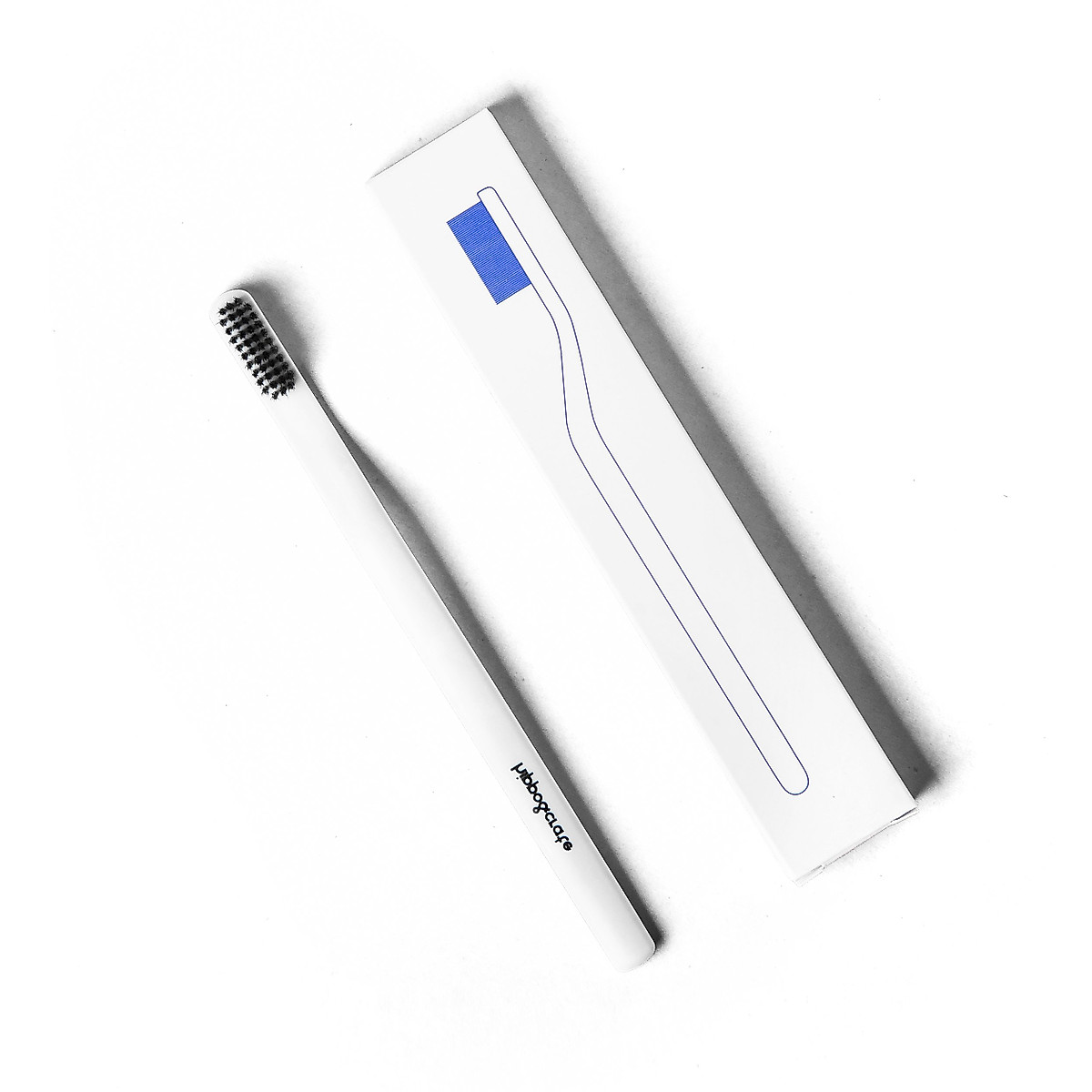 HippoCrate Charcoal Toothbrush with Soft Bristles, Dentist Approved (4 Counts)