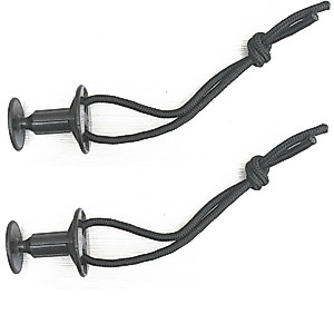VIVSEPUM DHLink 2 pcs Bodyboard Surfboard Leash Plug with Cords Strings