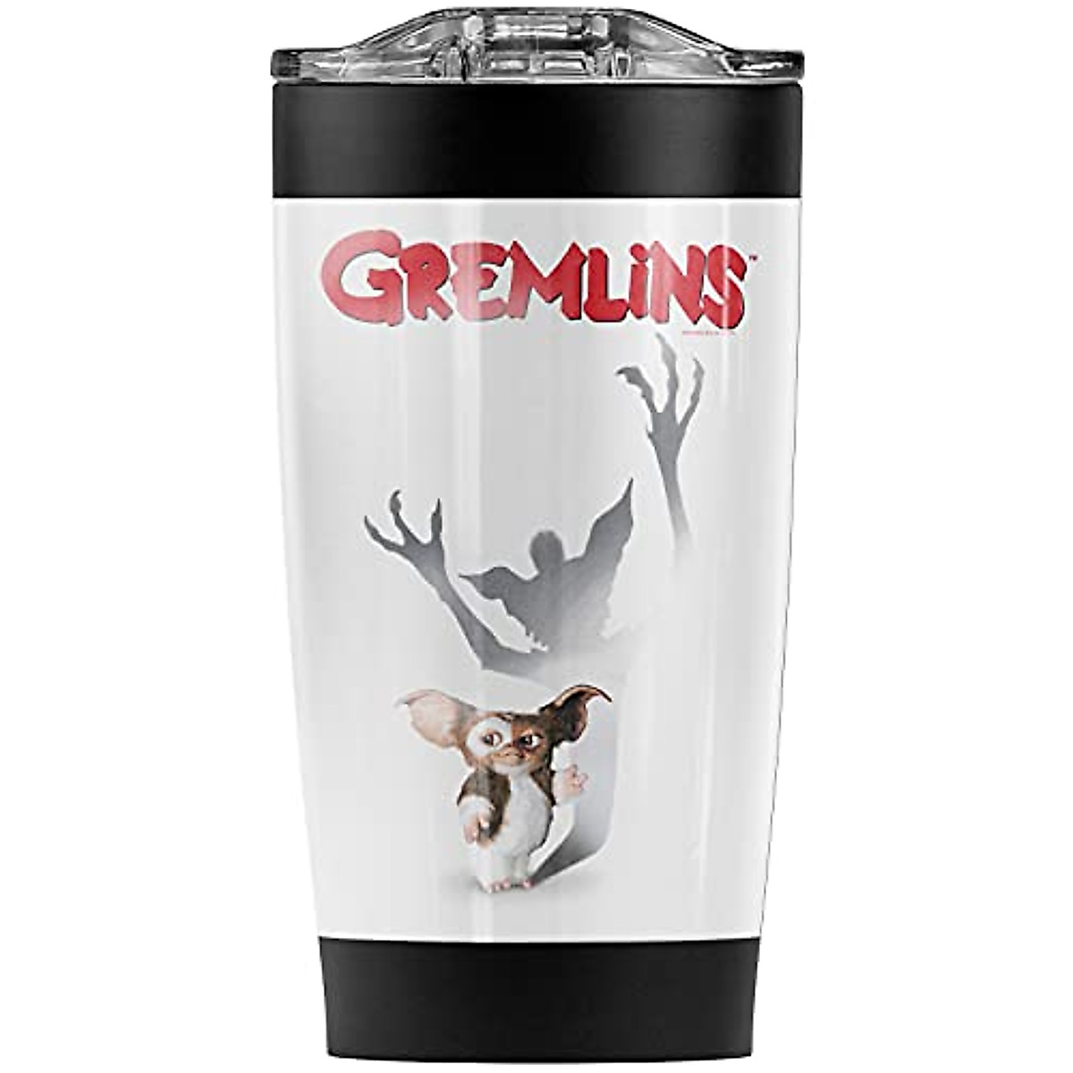 Logovision Gremlins Gremlins Shadow Stainless Steel Tumbler 20 oz Coffee Travel Mug/Cup, Vacuum Insulated & Double Wall with Leakproof Sliding Lid | Great for Hot Drinks and Cold Beverages