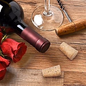 Tapered Cork Stopper, Wine Bottle Cork Stopper, 10 Pieces for Beer Bottles for Most Wine Bottles (22 * 17 * 35 for red Wine Bottle)