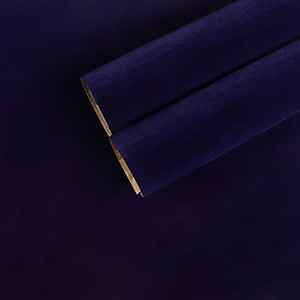 CHIHUT Dark Blue Self Adhesive Velvet Drawer Liner for Jewelry Dresser Velvet Wallpaper Peel and Stick Velvet Flocking Liner Soft Felt Fabric Contact Paper for Jewelry Box Liner DIY Craft 17.7''x236''