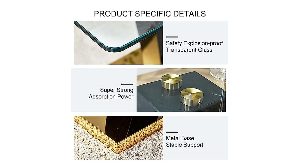 Elegant HomVent Glass Top Dining Table for Modern Homes