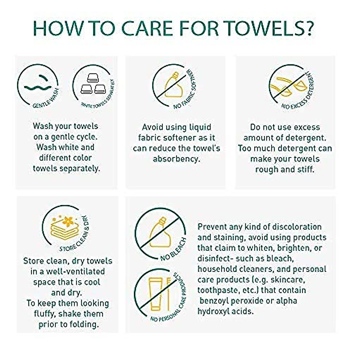 TRIDENT Soft and Plush 6 Piece Towel Set of 6 for Bathroom 100% Cotton Like Turkish Cotton Bath Towels Best Bath Towels Set Luxury Bath Towel Sets 2 Bath Towel 2 Hand Towel 2 Wash Towel Charcoal Gray