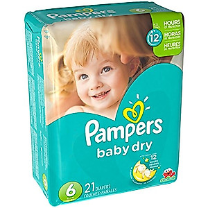 Pampers Baby Dry Diapers - Size 6 - 21 ct