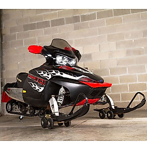 Black Ice Snowmobile Off-Road Drivable Wheel Dolly Set