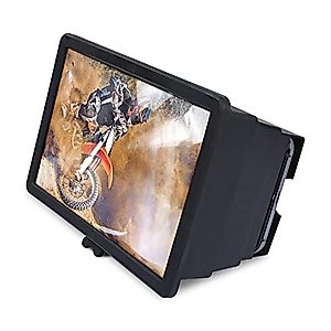 YACSEJAO Phone Screen Magnifier Foldable Holder Stand Anti-Blue Light Mobile Phone Screen Enlarger Mobile Phone 3D Magnifier Projector Screen for All Smartphones