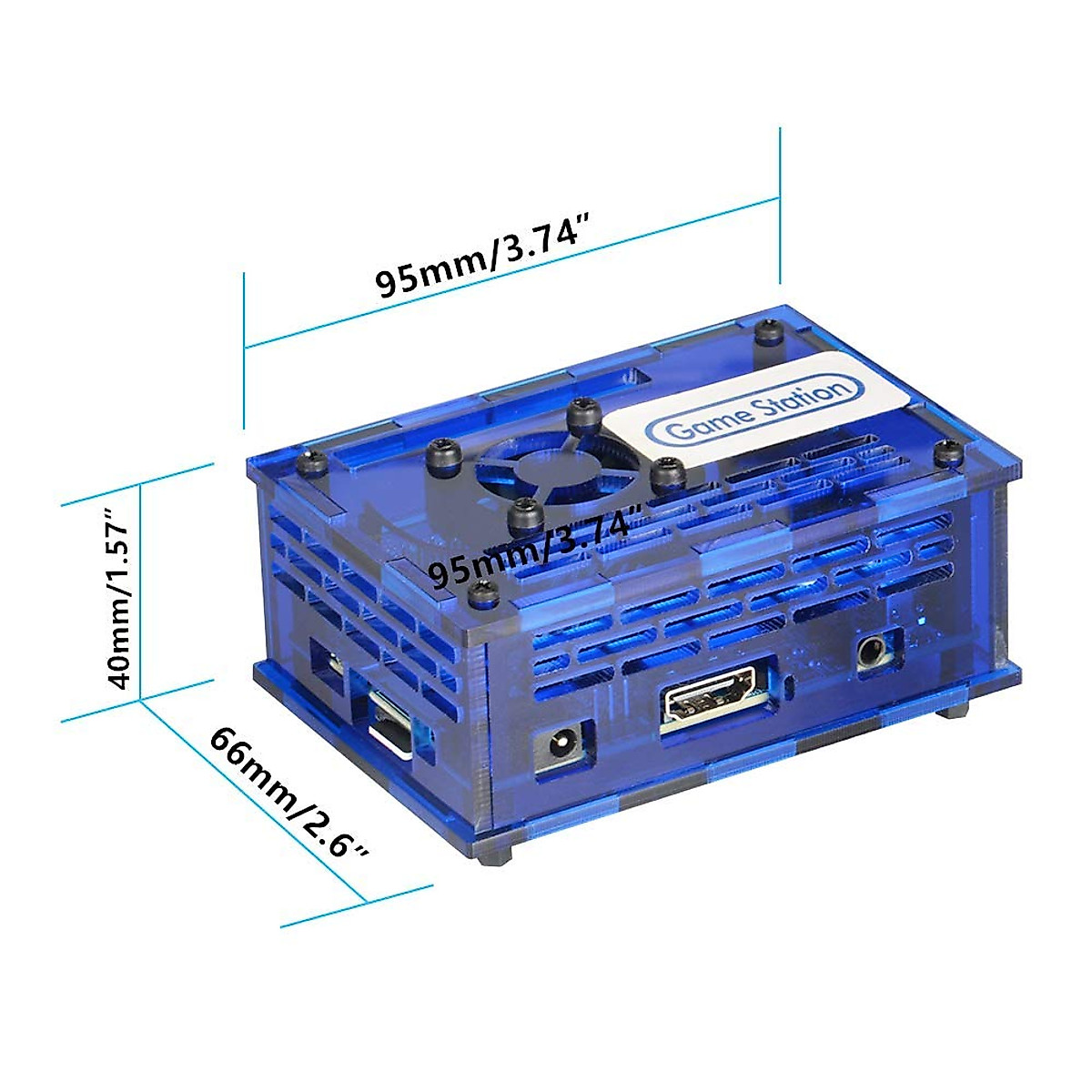 TAPDRA Arcade Video Game Station with 17082 Games, Support Add Games, 128GB Fast Card Retro Orange Pi PC Gaming Kit, Plug and Play, HDMI USB Port (2 Gamepad Included)