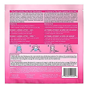 Garnier Moisture Bomb Glow-Boosting Super Hydrating Mask with Sakura Extract, 32 mL