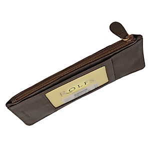 Rolfs Slim Money Organizer Id Card Credit Card Holder Wallet (Brown)