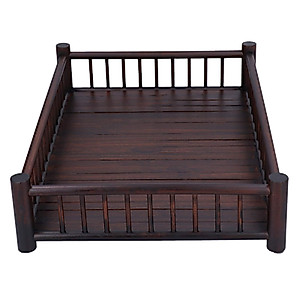 Storage Baskets, Rectangular Bamboo Zen Tea Tray Basket 16.9x11.8x3.7in Multipurpose Decorative Tray Chinese De Style for Tea Set Storage Food Storage(Dark Brown)